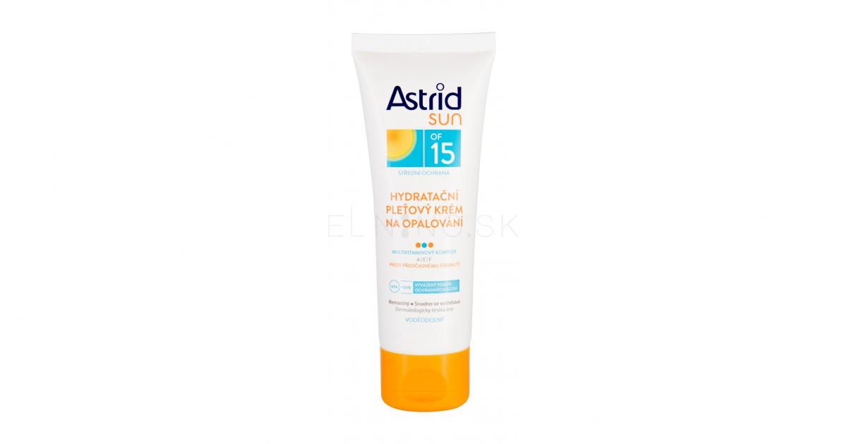 Astrid Sun Moisturizing Face Cream SPF15 Opaľovací prípravok na tvár 75 ...