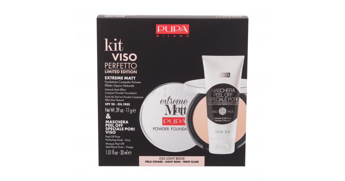 Pupa Extreme Matt SPF20 Darčeková kazeta make-up Extreme Matt Compact ...