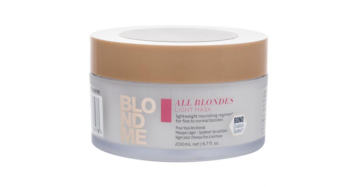 Schwarzkopf Professional Blond Me All Blondes Light Mask Maska na vlasy ...