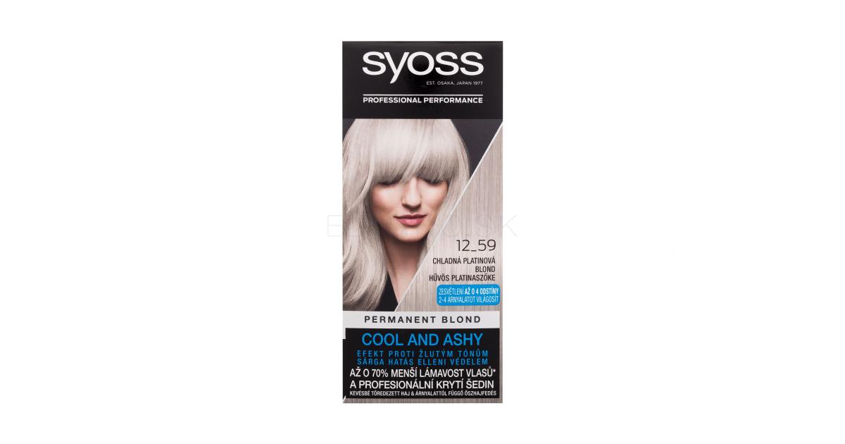 Syoss Permanent Coloration Permanent Blond Farba na vlasy pre ženy 50 ...