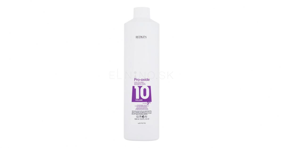 Redken Pro-oxide Cream Developer 10 Volume 3% Farba na vlasy pre ženy ...