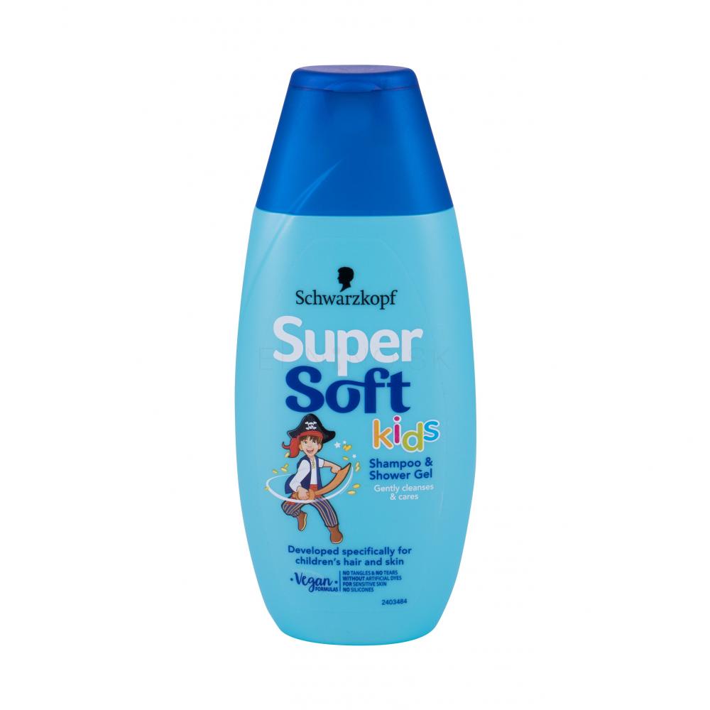 Schwarzkopf Super Soft Kids Shampoo & Shower Gel Šampón pre deti 250 ml ...