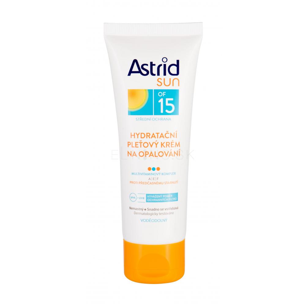 Astrid Sun Moisturizing Face Cream SPF15 Opaľovací prípravok na tvár 75 ...