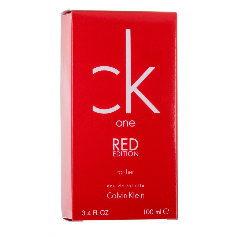 Calvin Klein CK One Red Edition For Her Toaletná voda pre ženy 100 ml ...