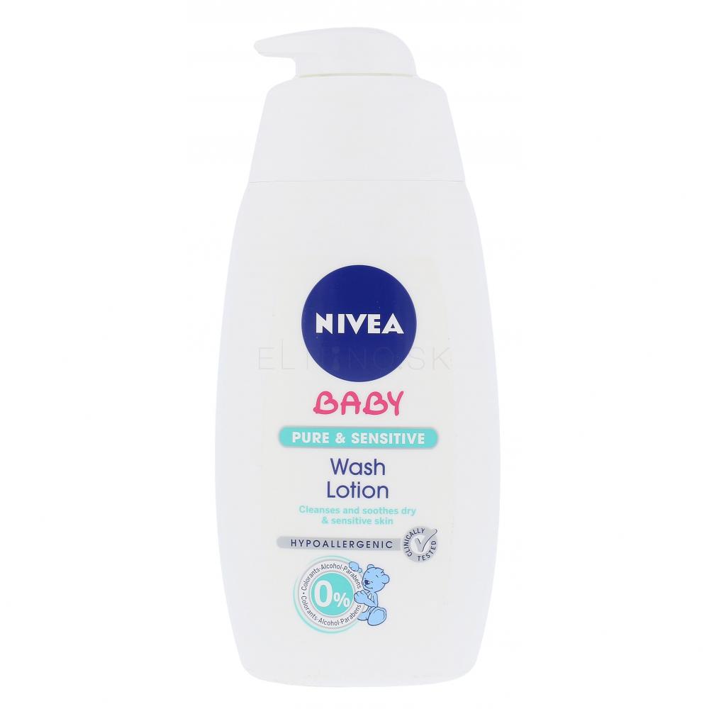 Nivea Baby Pure & Sensitive Wash Lotion Čistiaci gél pre deti 500 ml | ELNINO.SK
