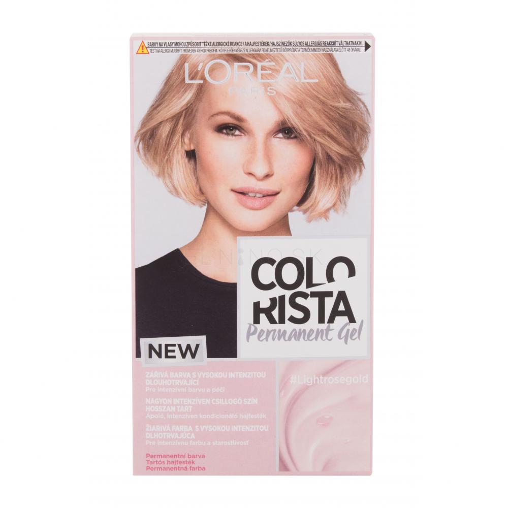 L'Oréal Paris Colorista Permanent Gel Farba na vlasy pre ženy 60 ml ...
