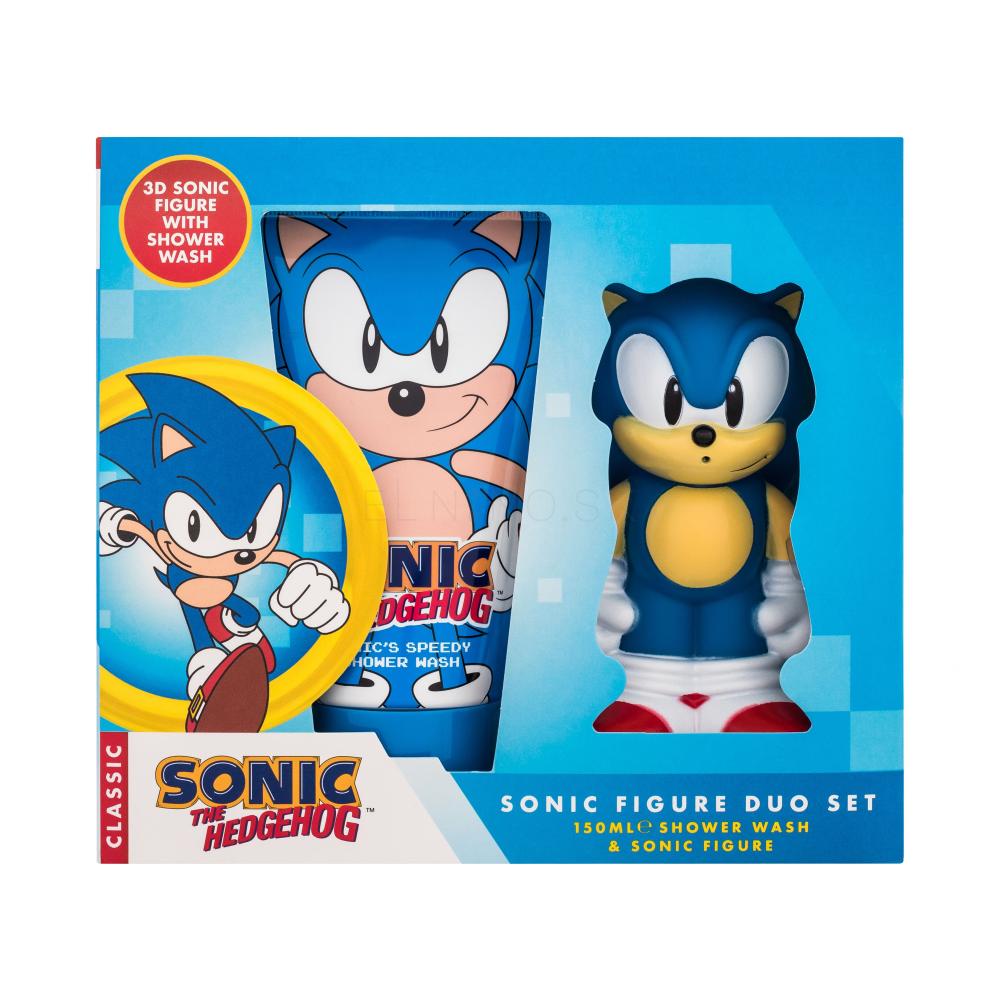 Sonic The Hedgehog Sonic Figure Duo Set Darčeková kazeta sprchovací gél ...