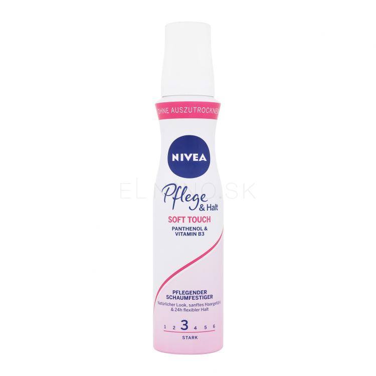 Nivea Care & Hold Soft Touch Caring Mousse Tužidlá na vlasy pre ženy ...